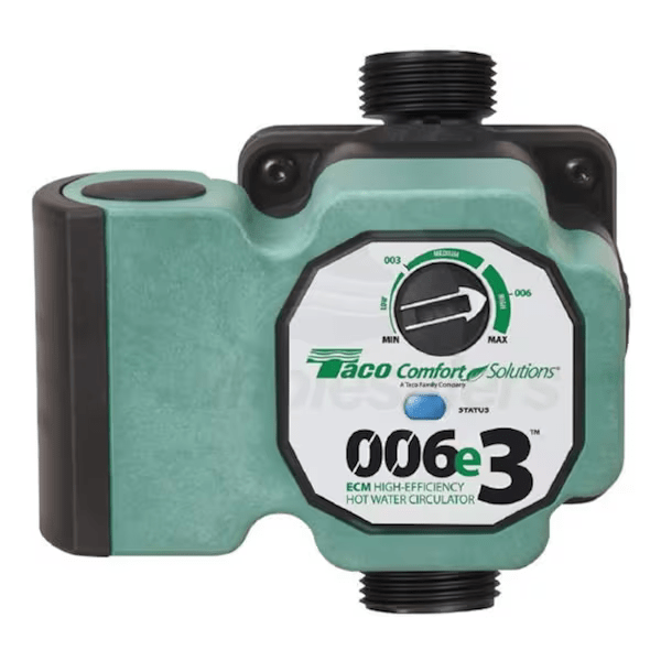 Taco 006E3-LC High-Efficiency ECM Variable Speed Pump with Plug ...