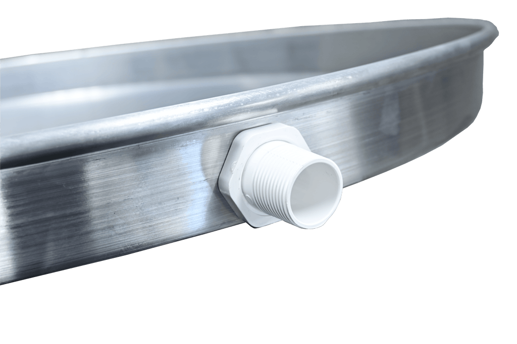 36" 원형 알루미늄 상업용 온수기 팬 사이드 드레인 포함 – Wholesale Water Heater